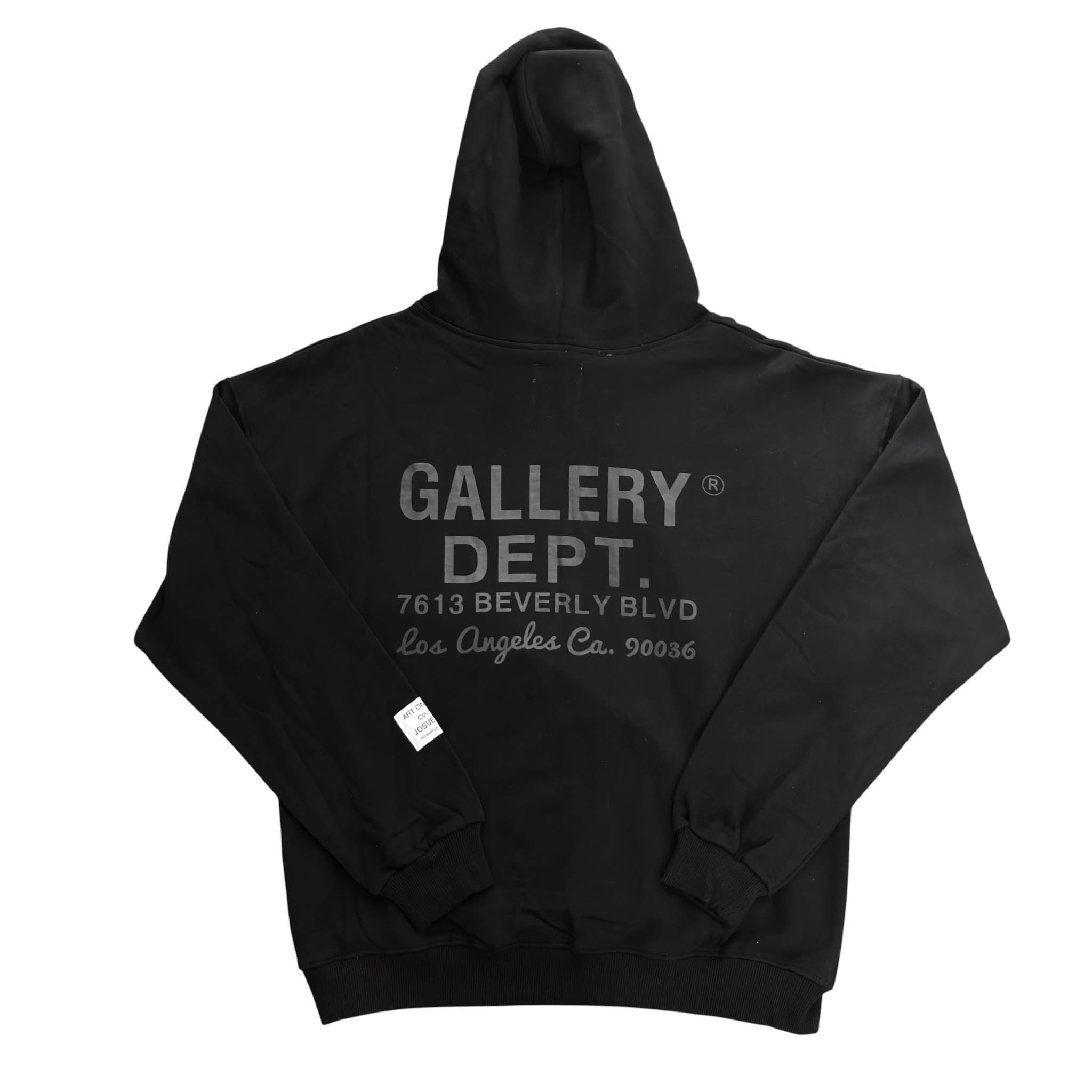Gallery Dept. Los Angeles ''90036'' Black Hoodie – URBANHAVEN